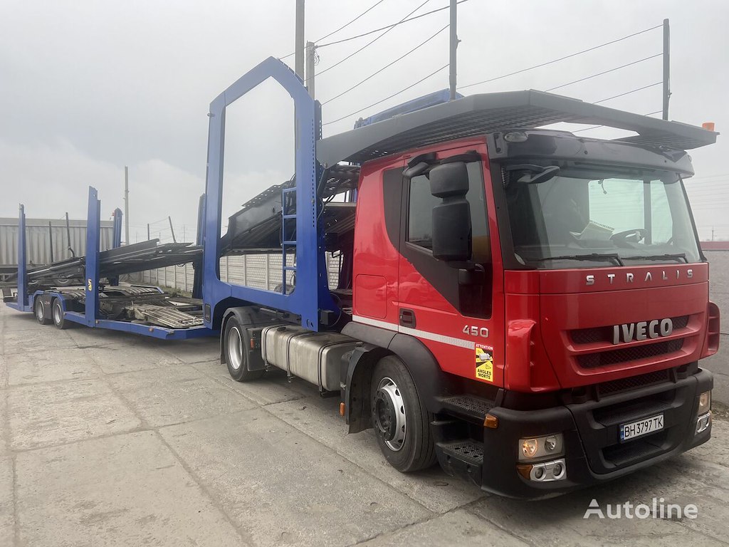 IVECO autotransporter + prikolica autotransportera