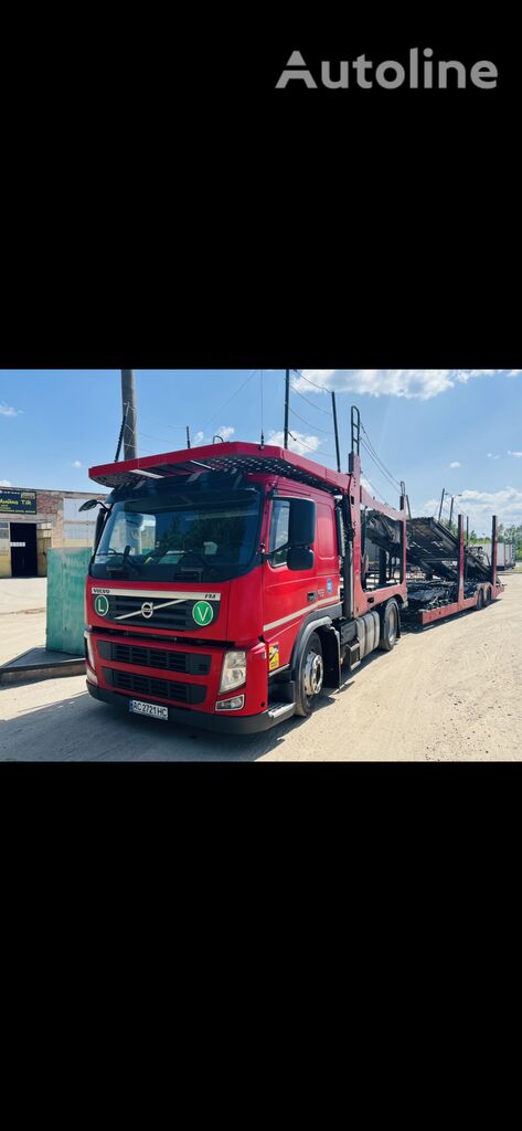 Volvo autotransporter + prikolica autotransportera