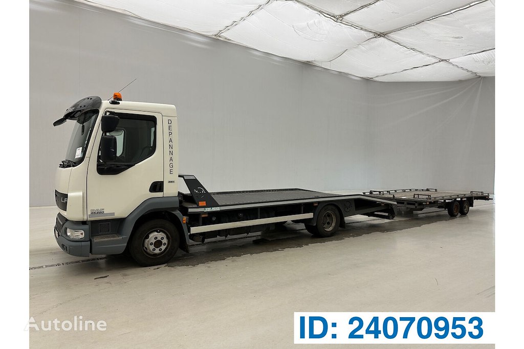 DAF LF45.220 autotransporter + prikolica autotransportera