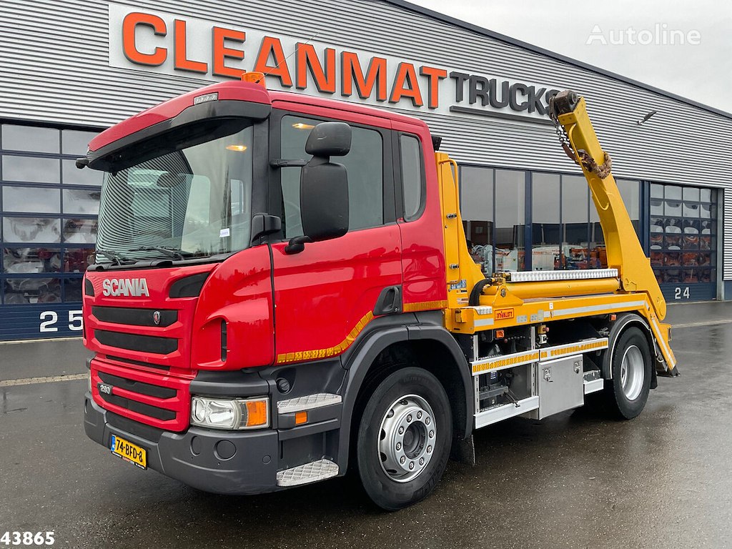 Scania P 280 Euro 6 Hyvalift 14 Ton portaalarmsysteem kamion autopodizač kontejnera