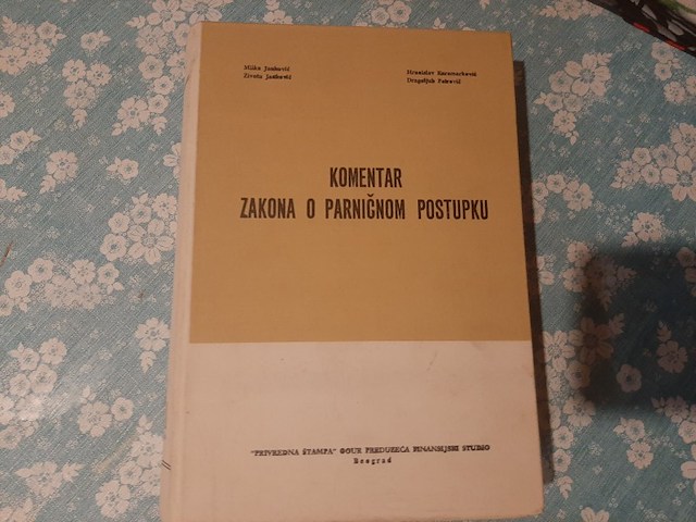 [22] Komentar zakona o parničnom postupku