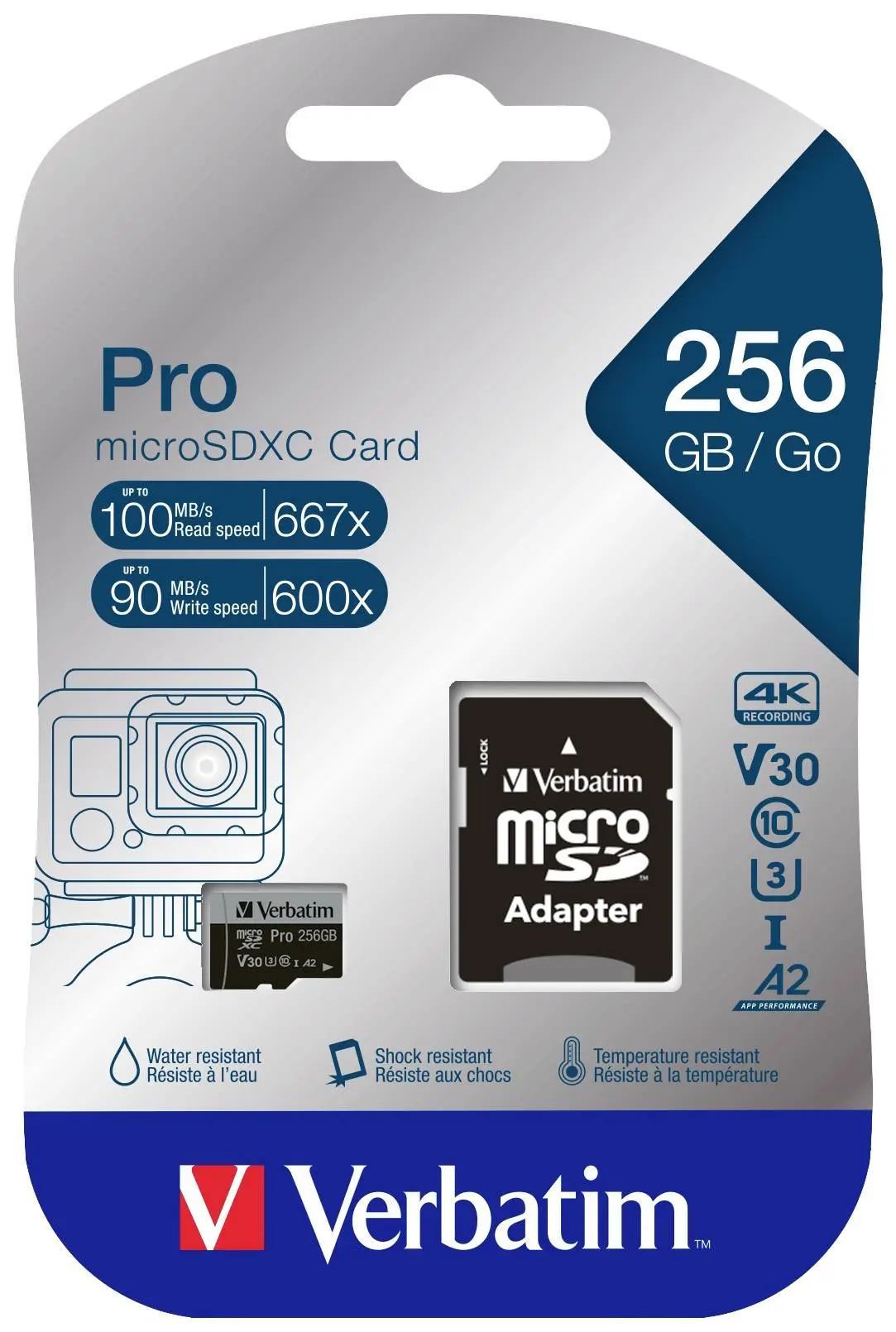 PRO Micro SDXC C10 U3 256GB (47045)