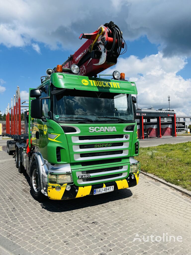 Scania R480 kamion za prevoz drva