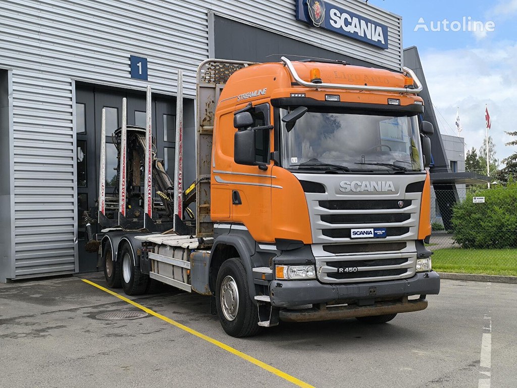 Scania R 450 kamion za prevoz drva