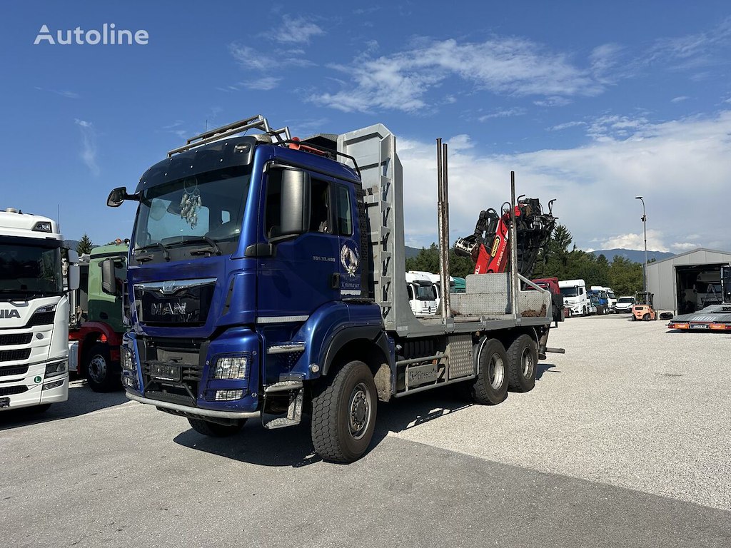 MAN TGS 33.480 6X6 kamion za prevoz drva