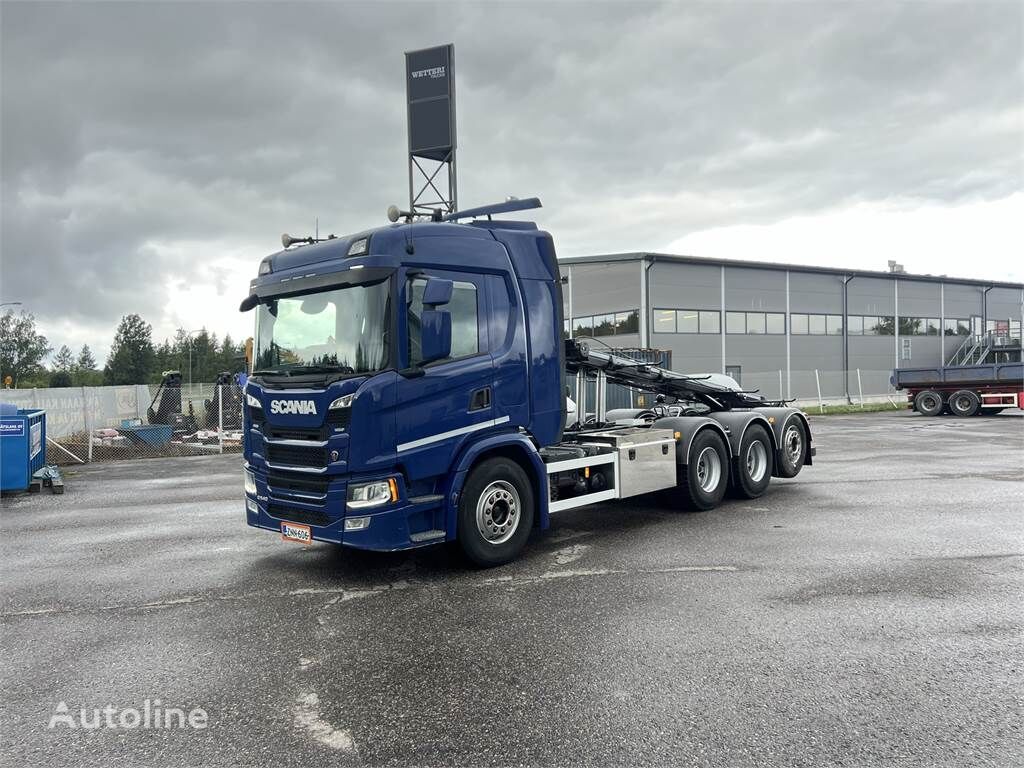 Scania G 540 8X4 kamion sa kukom za podizanje tereta