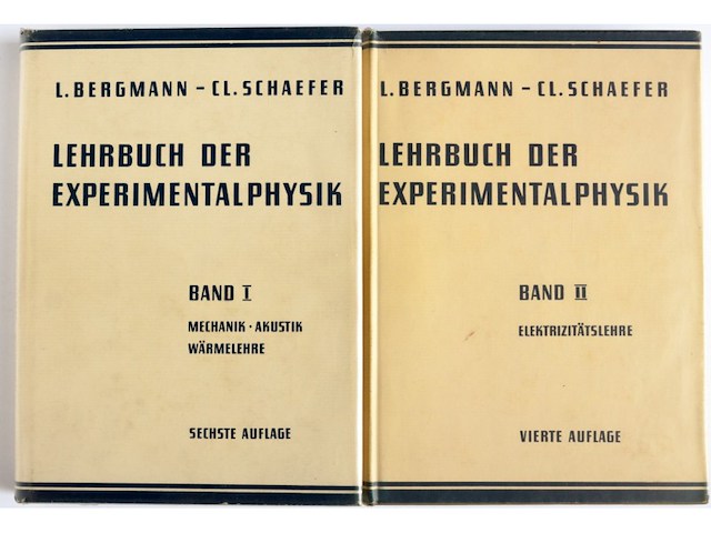 Lehrbuch der Experimentalphysik 1-2, L. Bergmann