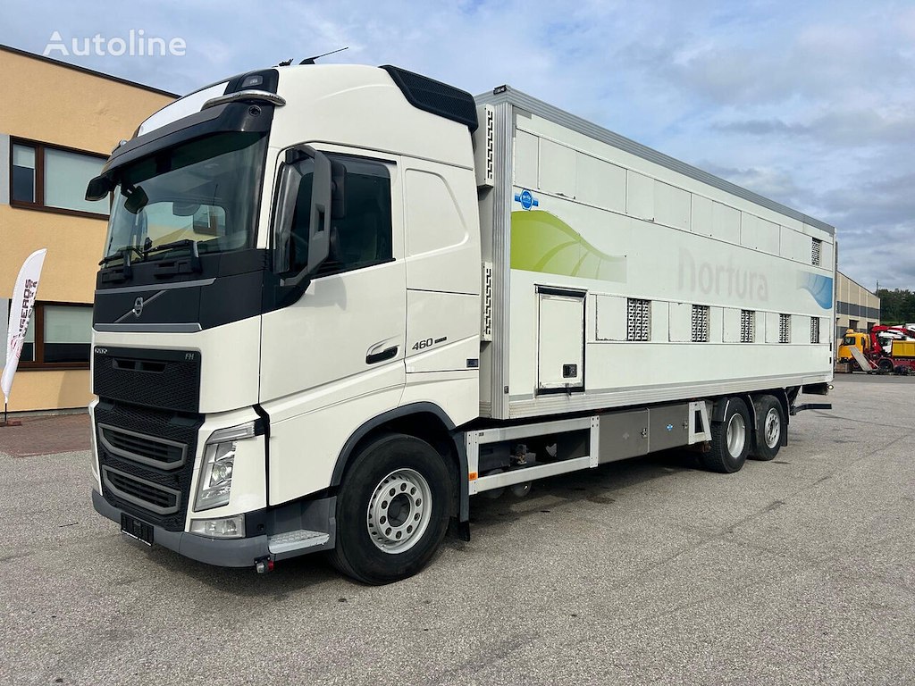 Volvo FH460 EURO6 6X2*4 + VEB + BOX HEATING kamion za prevoz stoke