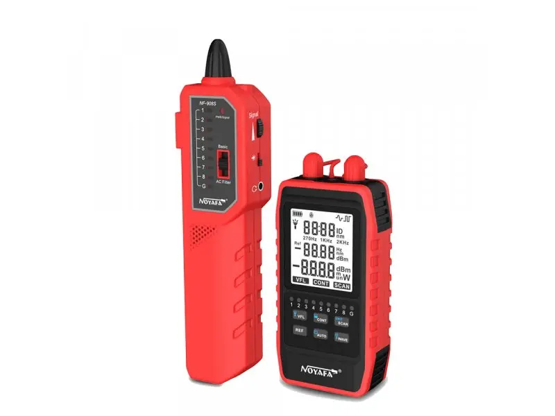 NOYAFA NF-908S Optički LAN tester Crveni