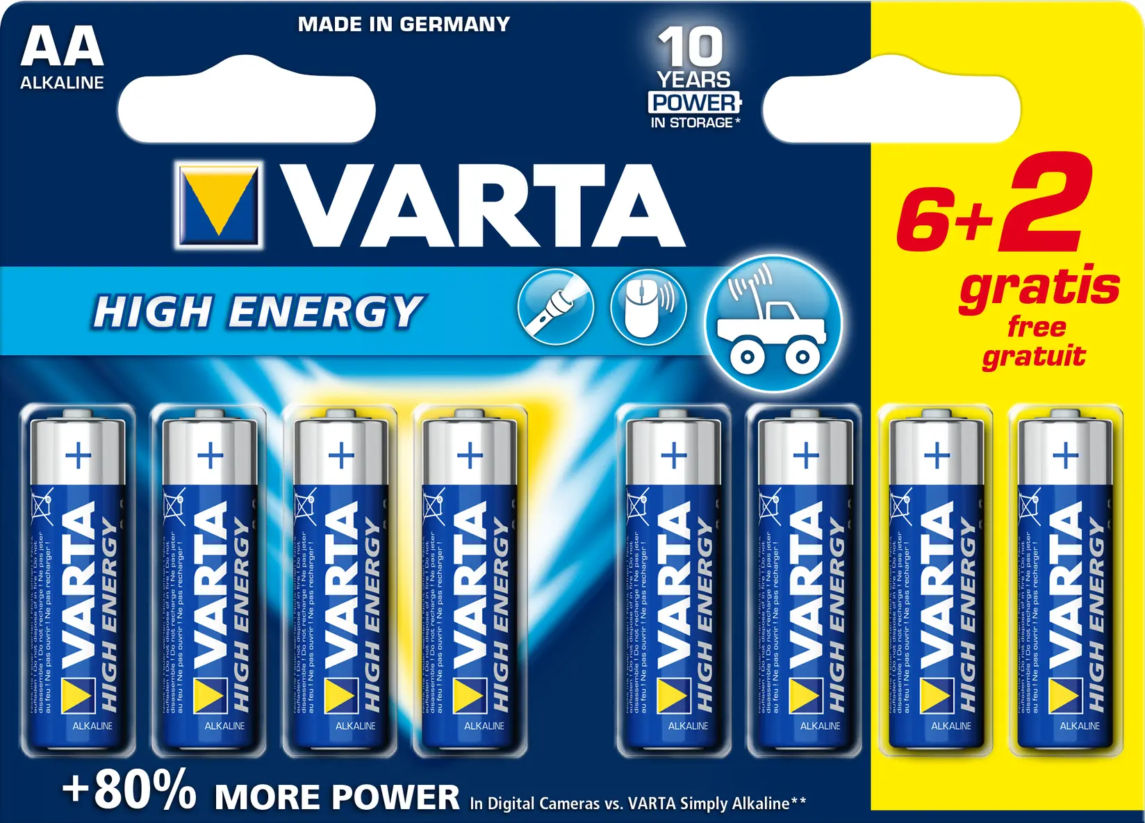 Varta High Energy AA Jednokratna baterija Alkalna