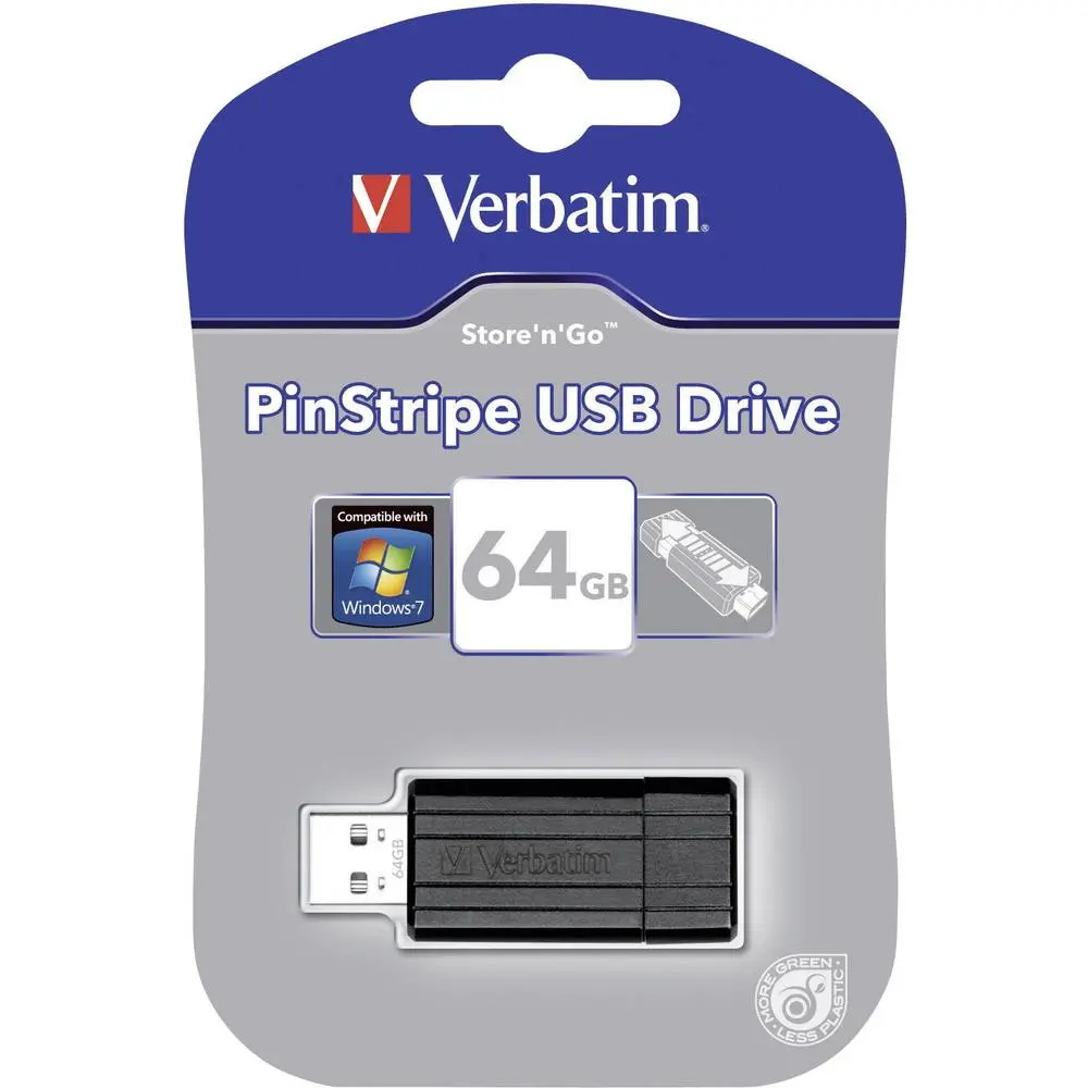 Verbatim Pinst. USB 64GB Blac (49065)