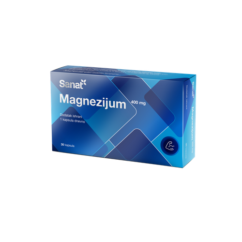 SANAT MAGNEZIJUM 400 mg  30 kapsula