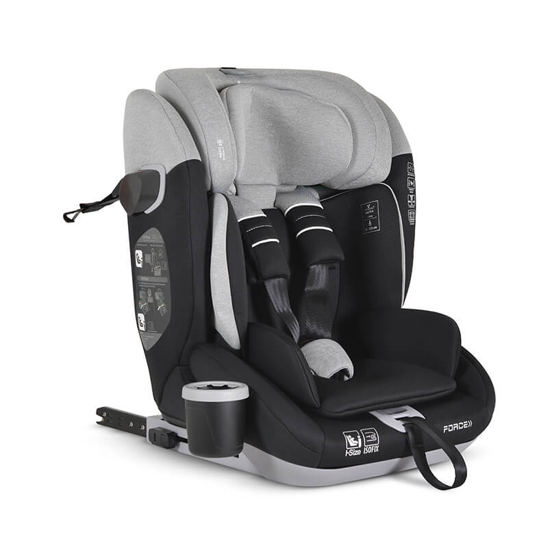 Moni Force Isofix i-Size auto sedište 76-150cm Grey