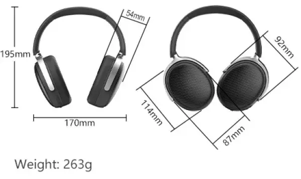 A4Tech A4-BH350C v5.3 Bluetooth slušalice, ANC, 40mm, 32ohm, 500mAh, Crne