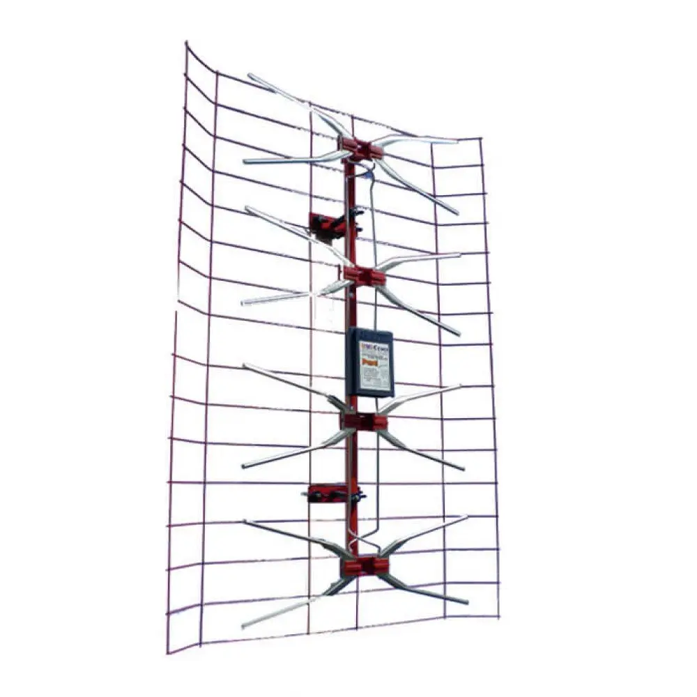 Spoljna panelna antena sa pojačalom V2.0 15-32db UHF/VHF/DVB-T2 FO