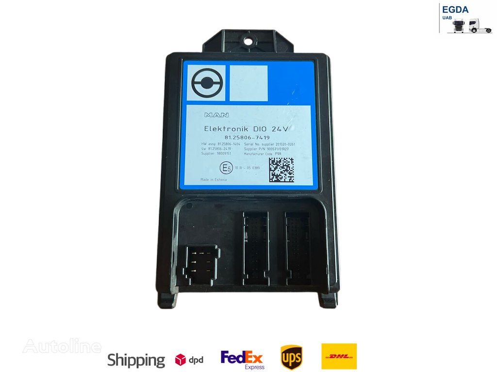 MAN Elektronik DIO 24V 81.25806-7419 upravljačka jedinica za tegljača