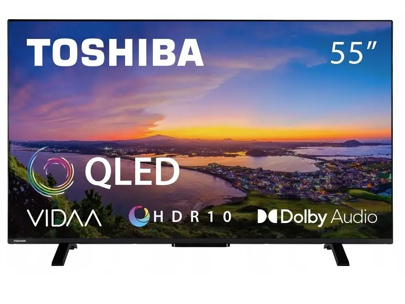 TOSHIBA 55QV2363DG Smart televizor, 55", QLED, 4K UHD, Vidaa, Crni