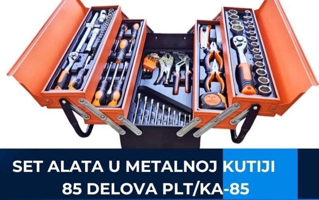    PROLINETECH Set alata u metalnoj kutiji         Cena: 8490 din