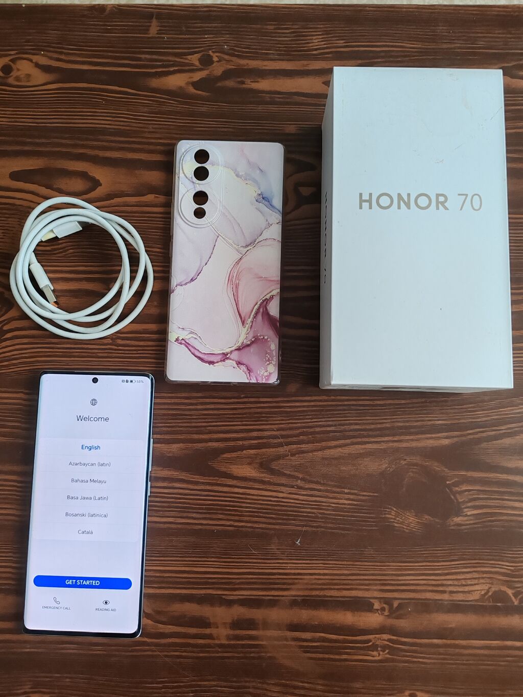 Honor 70, 256 GB, bоја - Srebrna, Otisak prsta, Dual SIM