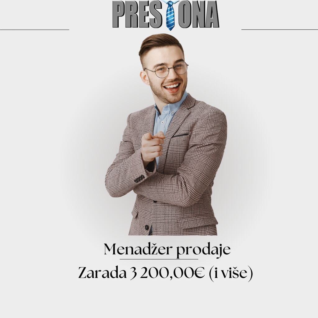 Predstavnik prodaje. Flexibilno radno vreme