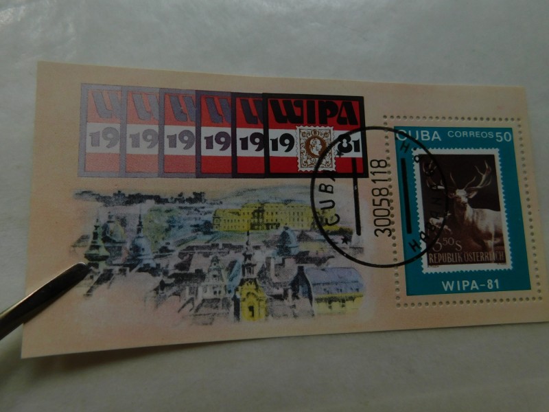 CORREOS DE CUBA 1981 BLOK