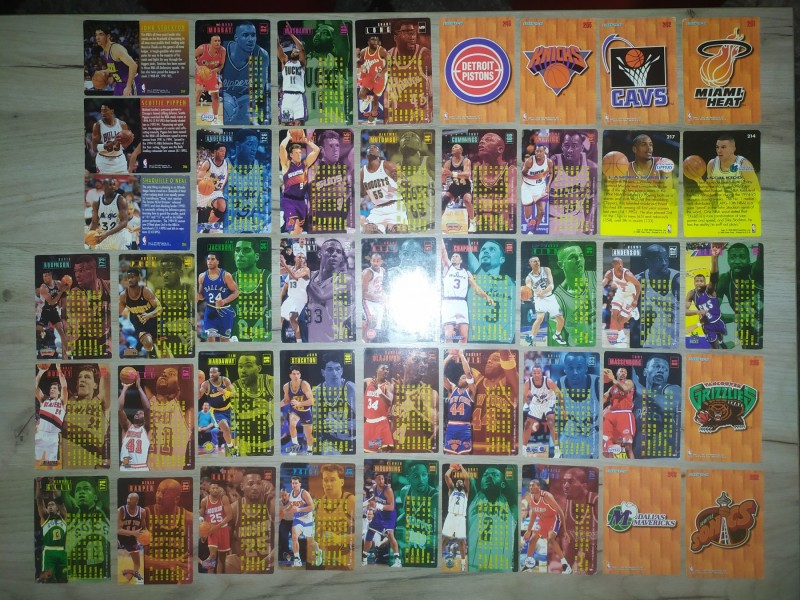 Fleer NBA '95-'96 lot kartica