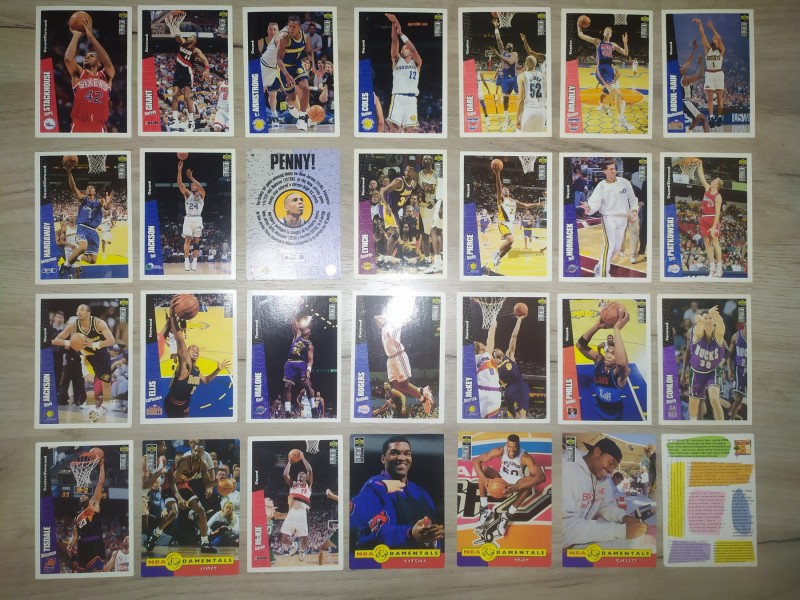 Upper Deck NBA 1996 lot kartice