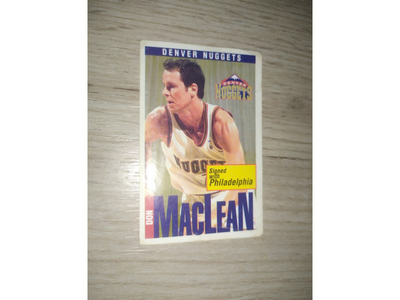 NBA Basketball '96-'97 broj 159 Don McLean Živa sličica