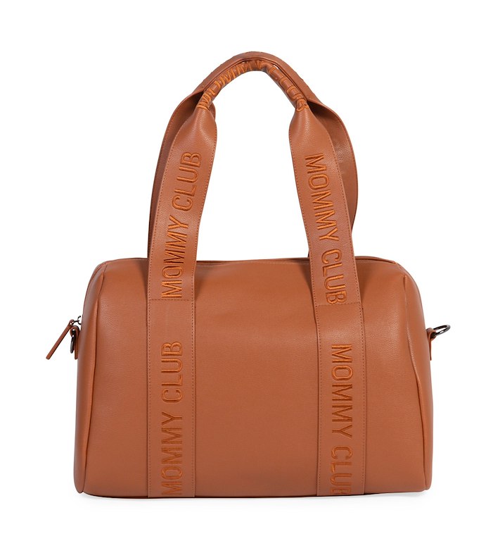 Mommy Club Nursery Bag - Signature - Vegan Leather - Brown