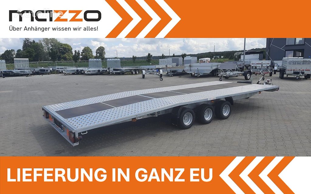 Nova J602335 600x230cm! 3 axles car transporter 3500kg JUPITER prikolica autotransportera