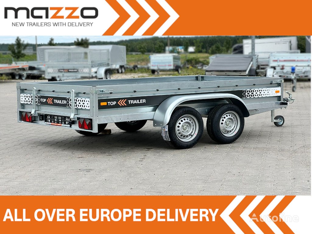 Nova Top Trailer Two-axle trailer TT30/2 300x151x37cm GVW 750 kg WELDED FRAME auto prikolica