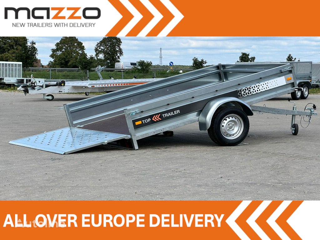 Nova Top Trailer Single axle trailer 251x135x37cm WITH TAILGATE TT25 DMC 750 kg W auto prikolica