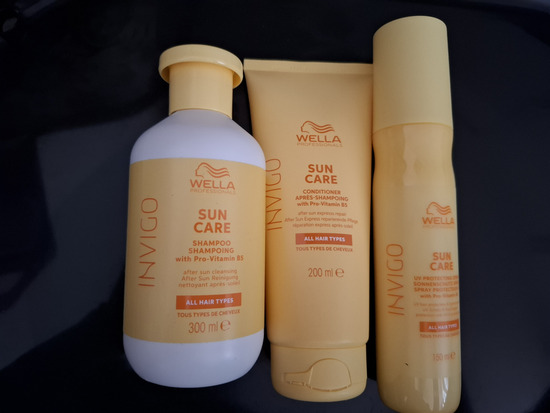 Wella sun care sampon, kondicioner i sprej