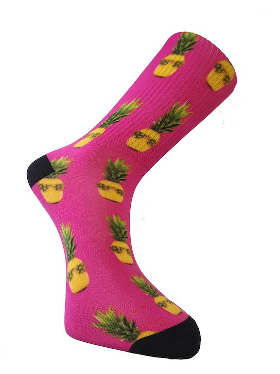 SOCKS BMD Čarape art.4686 Ananas ljubičaste