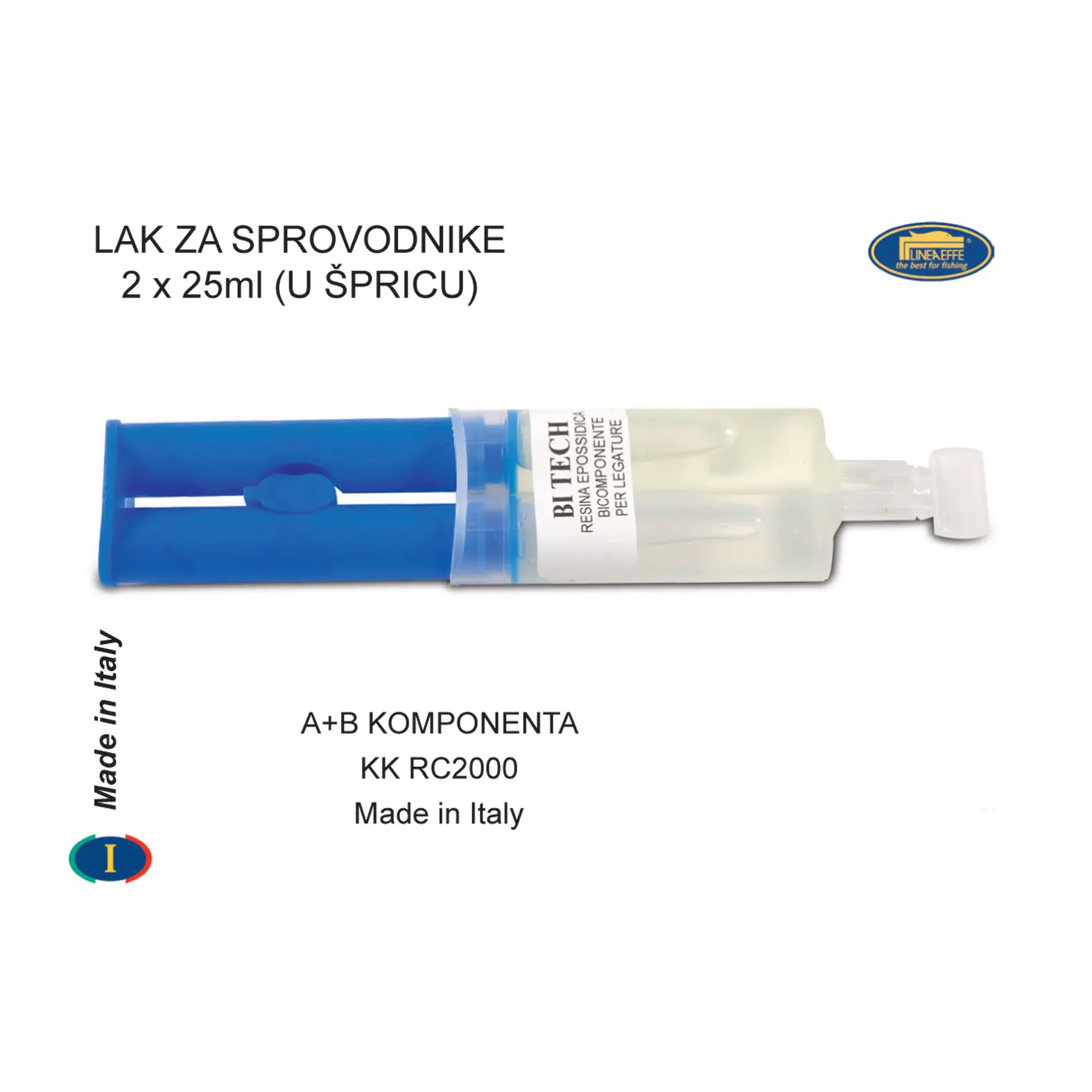 Lineaeffe Lak za sprovodnike u špricu, 2x 25ml