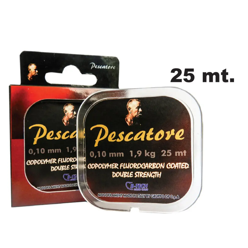 Pescatore Najlon, 25m, 0,14mm, Boja dima