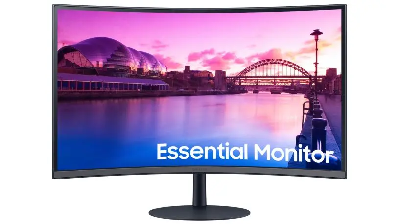 SAMSUNG Zakrivljeni monitor LS27C390EAUXEN crna