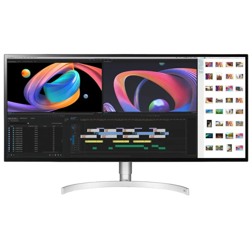 Monitor LG 34WK95UP-W 34"/IPS,21:9/5120x2160/60Hz/5ms GtG/HDMI,DP,USB, Thunderbolt3/visina/srebrna