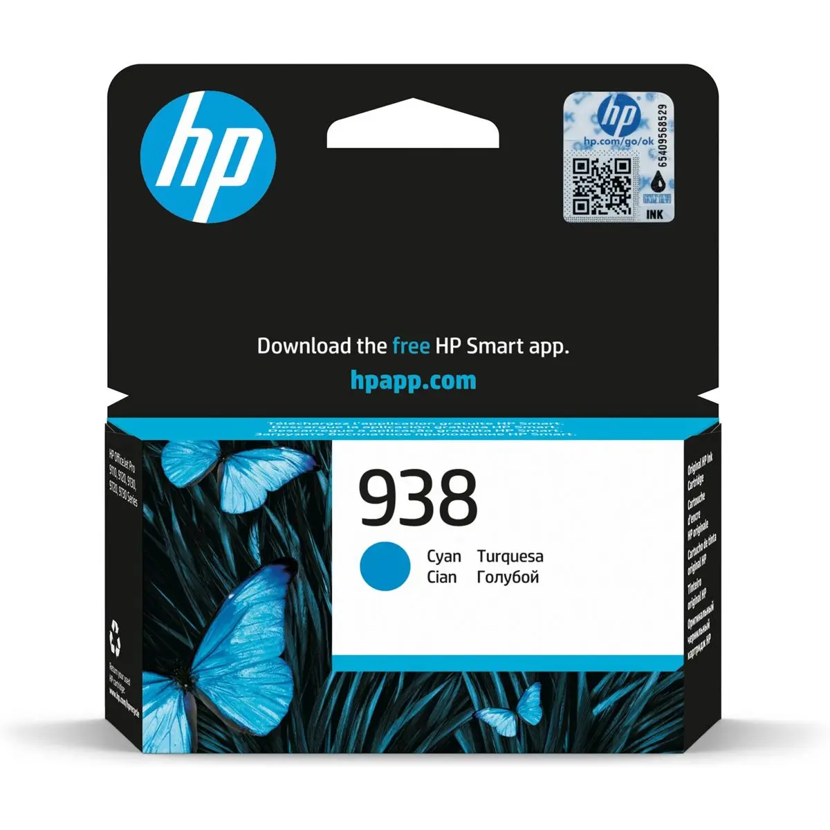 HP Catridge SUP INK HP 4S6X5PE no.938 Cyan