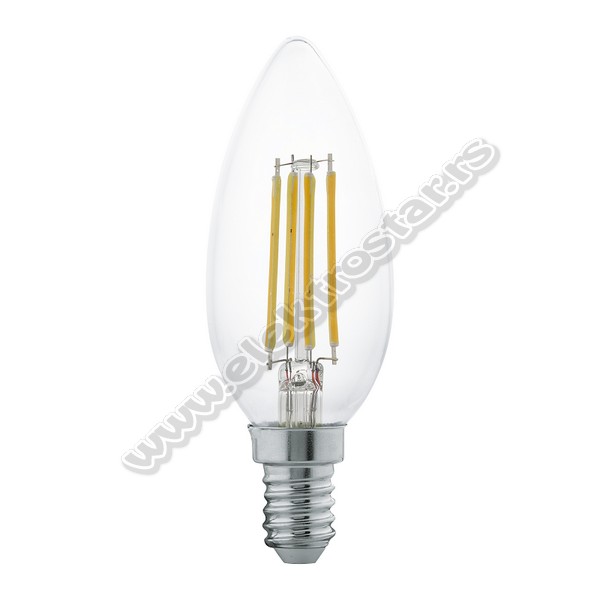 11759/110015 LED 4W E14 C35 SVEĆA CLEAR 2700K