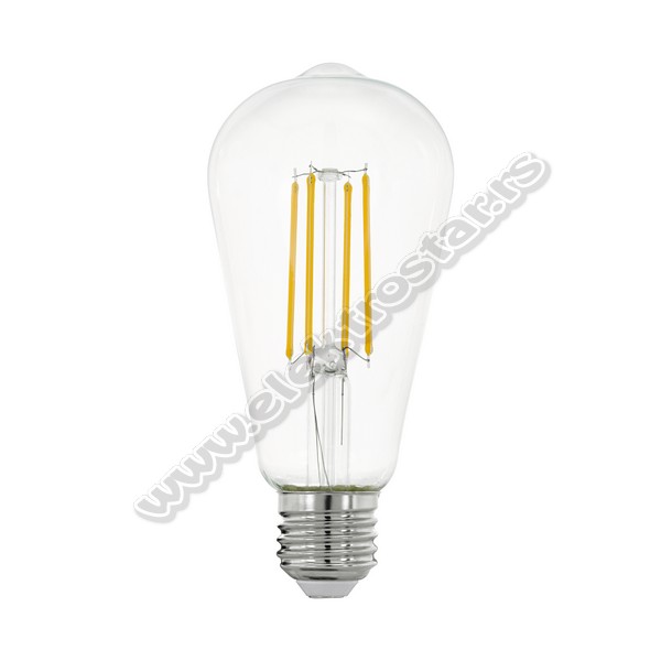 11757/110012 LED SIJALICA 7W E27 ST64 CLEAR 2700K