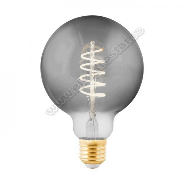 11872/110086 LED E27 4W G95 2000K SPIRAL SMOKY DIMABILNA