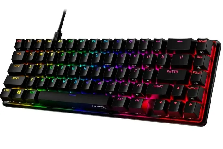 HYPERX Gaming tastatura Alloy Origins 65% - Aqua Tactile crna