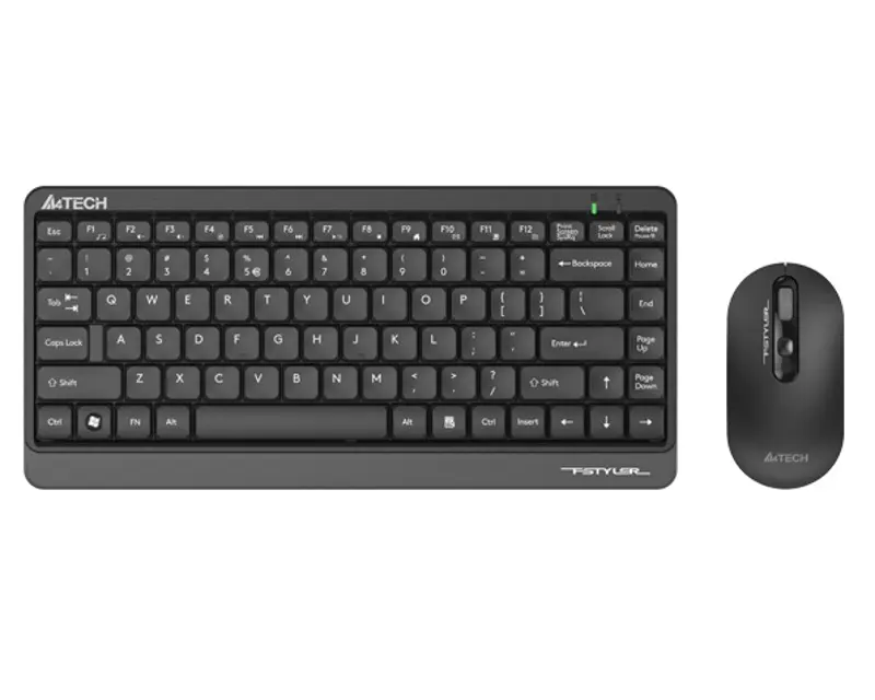 A4 TECH Tastatura + miš sivi set FG1112 FSTYLER Wireless US