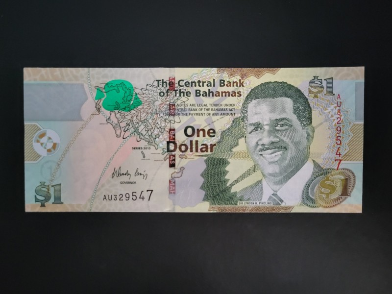 BAHAMI, 1 Dolar, 2015, UNC