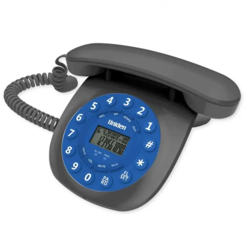 UNIDEN Fiksni telefon CE6601 plavi