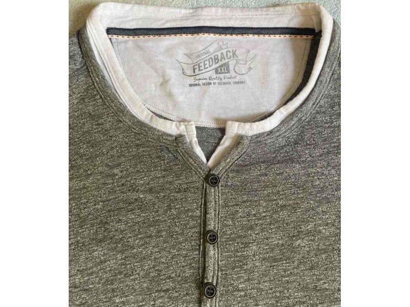 Lepa SLIM siva majica