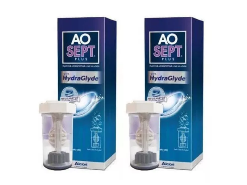 AoSept Plus with HydraGlyde (2 x 90 ml)