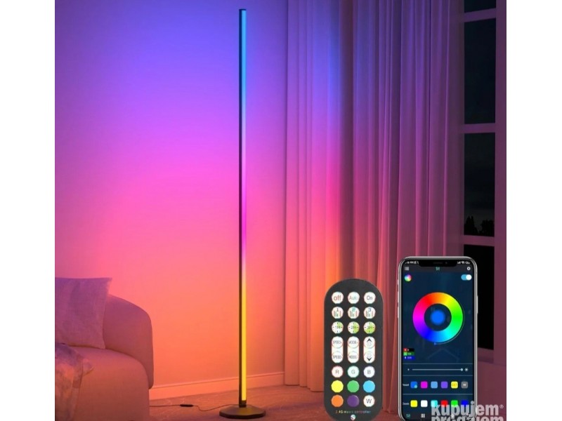 RGB LED SMART Podna lampa sa aplikacijom 120cm - NOVO