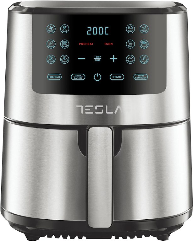 TESLA AF501BX Air Fryer, 5l, 1300W, Digital panel, Sivo-crni